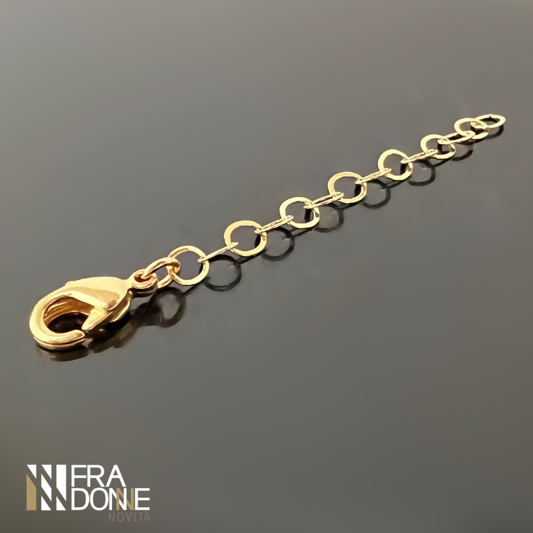 Corrente Extensora, Fina Polida, Banhada a Ouro 18k – Fra Donne Novità